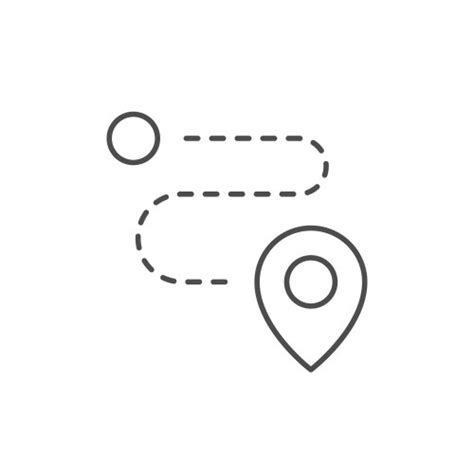 Path Destination Icon Royalty Free Vector Image