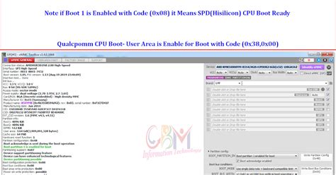 emmc boot details codes