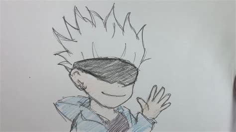 How To Draw Satoru Gojo Step By Step Jujutsu Kaisen Youtube Hot Sex Picture