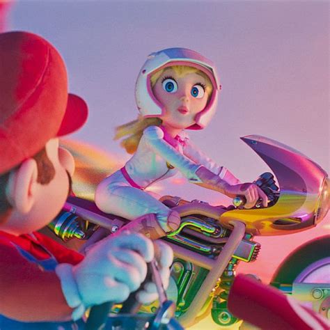 Super Mario Princess Peach Motorcycle