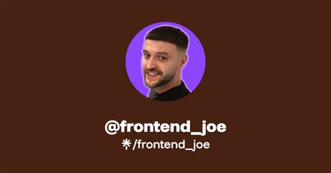 Frontend Joe Linktree