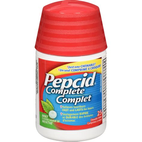 Pepcid Complete Chewable Tablets Mint Flavour