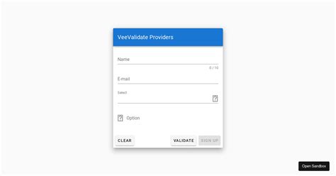Vuetify Examples Codesandbox