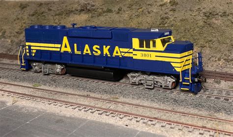 Custom Alaska Railroad Gp60m With Fantasy Livery R Modeltrains