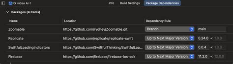 Swift Xcode Failed To Resolve Dependency Firebase