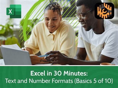excel in 30 minutes text and number formats toit training