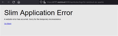 Apache Not Starting In Nextcloud All In One Docker Setup · Issue 3066