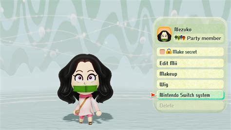 Nezuko Mii 4l7l1c3 Is My Access Key U Can Take Any Mii From My