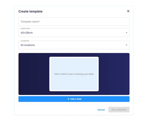 Creating And Editing Label Templates Operandio Help And Support Center
