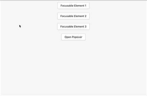 Popover With Multiple Popovers Open Focus Is Lost When Pressing