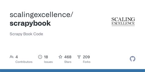 Github Scalingexcellence Scrapybook Scrapy Book Code