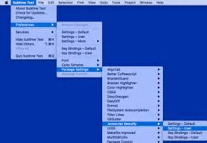 Where To Edit Sublime Text Js Beautify Setting Stack Overflow