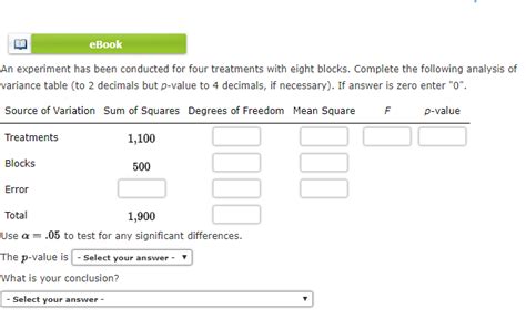 Solved An Experiment Has Been Conducted For Four Treatments