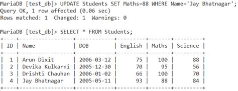 Mysql Update How To Update Values In A Table Mysqlcode