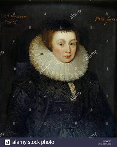 Download This Stock Image Portrait Of Lady Emily Howard Early 17th