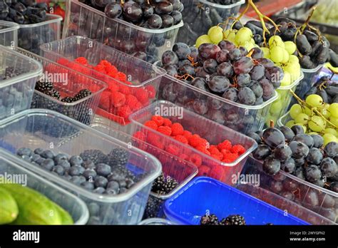 Obst Als Gesundes Nahrungsmittel Viele Verschiedene Obstsorten Liegen