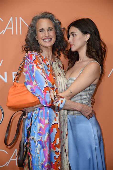 Andie Macdowell And Daughter Rainey Qualley At Fashion Show Popsugar