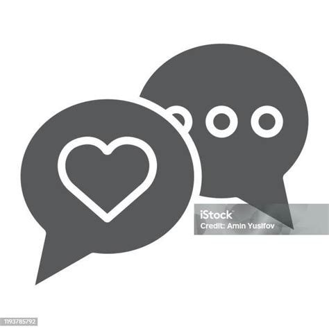 사랑 채팅 문양 아이콘 발렌타인 데이와 휴일 연설 거품 메시지 기호 벡터 그래픽 흰색 배경에 단단한 패턴 Eps 10 10에 대한 스톡 벡터 아트 및 기타 이미지 Istock