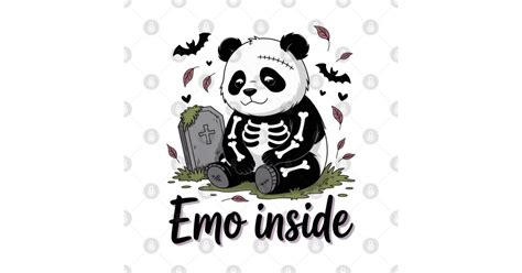 Emo Inside Halloween T Shirt Teepublic