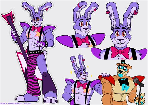 Glamrock Bonnie By Melybutterfly On Deviantart