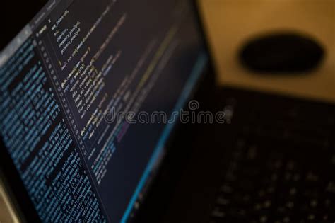 Software Source Code Program Code Code On A Computer Screen The