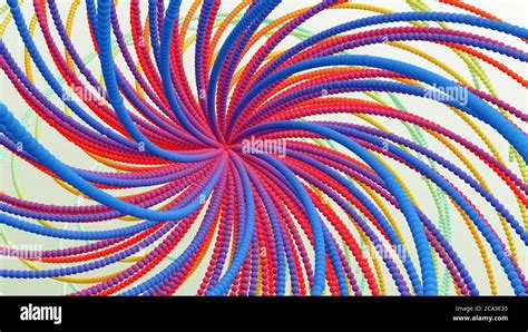 Point Explode Array With Dynamic Emitted Particles 3d Technology