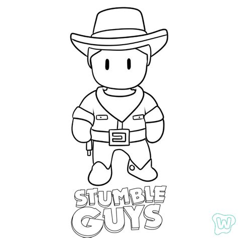 44 Stumble Guys Kleurplaat Gratis Pdf Printables