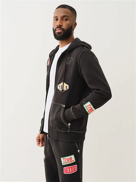 Big T Patch Zip Hoodie True Religion