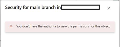 Azure Devops Missing Authority To Change Branch Policy On ADO Stack Overflow