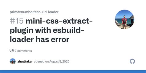 Mini Css Extract Plugin With Esbuild Loader Has Error · Issue 15