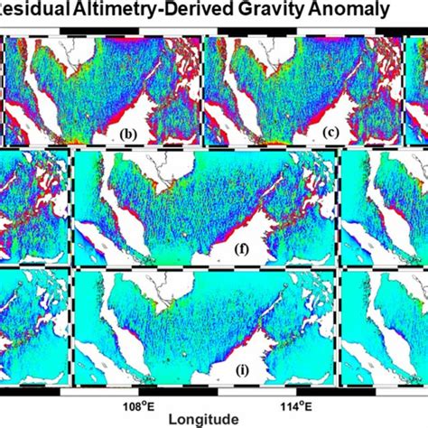 Residual Gravity Anomaly Distributions From Tapering Window Width 5 Download Scientific Diagram