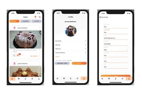Ionic Food Delivery App UI Design Part Listing Page OFF