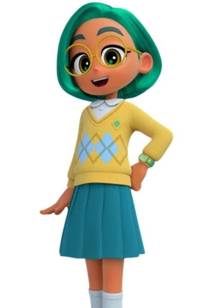 Green Leaf Rainbow Bubblegem Fan Casting