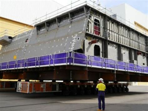 First Prototype Block Rolls Out For Hunter Class Frigates Aumanufacturing