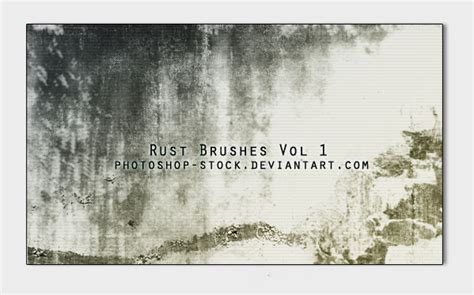 Rust Brushes By Photoshop Stock On DeviantArt