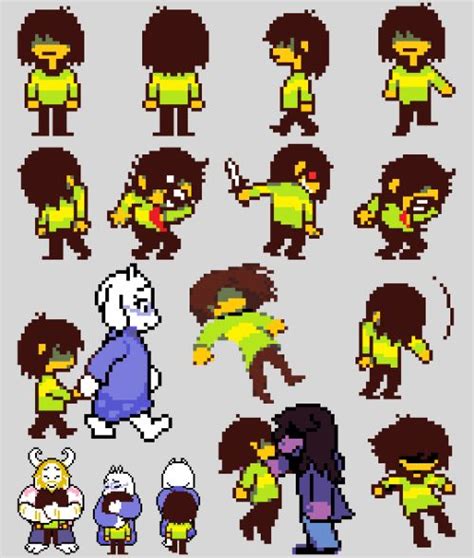 Image Result For Kris Deltarune Sprite Undertale Drawings Undertale