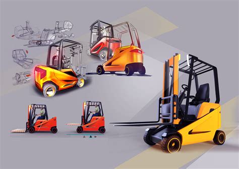 Master Thesis Design Of Forklift On Behance