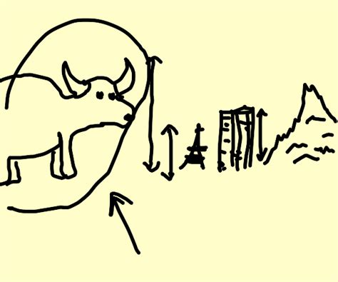 Huge Bison Drawception