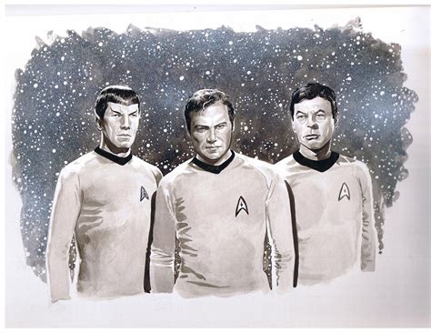 Spock Captain Kirk And Bones In Ken Branchs Sold Commissions Comic