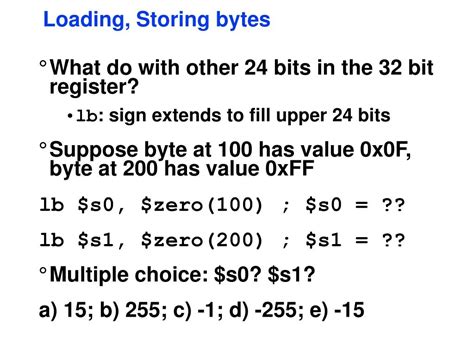 Ppt Cs231 Assembly Wrapup Pointers Revisited Powerpoint Presentation Id6536902