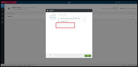 Vcc Audio Options Missing From The Agent Application