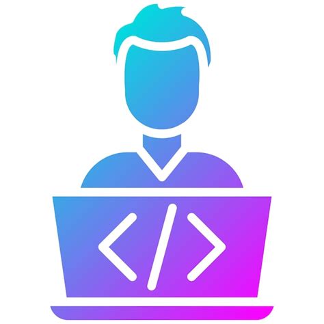 premium vector programmer vector illustration style
