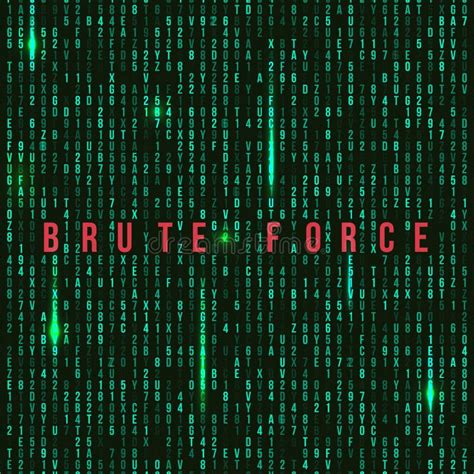 Green Hexadecimal Computer Code Abstract Matrix Background Hacker Attack Generated Computer