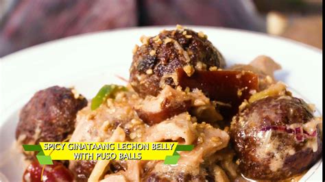 Pinas Spicy Ginataang Lechon Belly With Puso Balls Titikman Ni Black