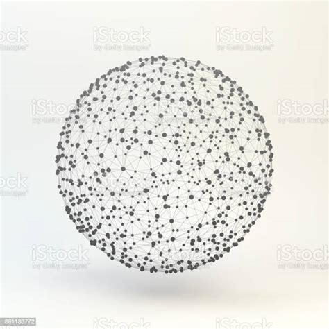 3 차원 구체입니다 글로벌 디지털 연결입니다 기술 개념입니다 벡터 일러스트입니다 0명에 대한 스톡 벡터 아트 및 기타 이미지 0명 3차원 형태 개념 기호 Istock