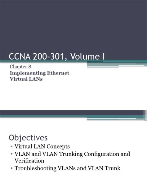 Ccna 200 301 Chapter 8 Implementing Ethernet Virtual Lans Pdf