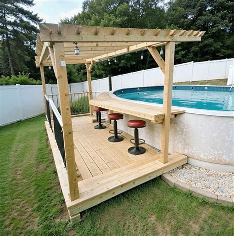 Pinterest Pool Deck Plans Backyard Pool Landscaping Pool Patio Designs