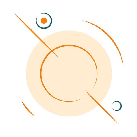 Premium Vector Round Geometric Vector Elements