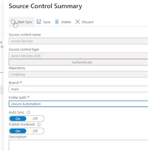 Configuring Azure Devops As Source Control For Azure Automation Tdsheridan Lab