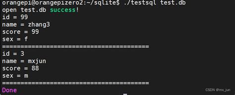Linux 下的 Sqlite数据库linux Sqlite Csdn博客